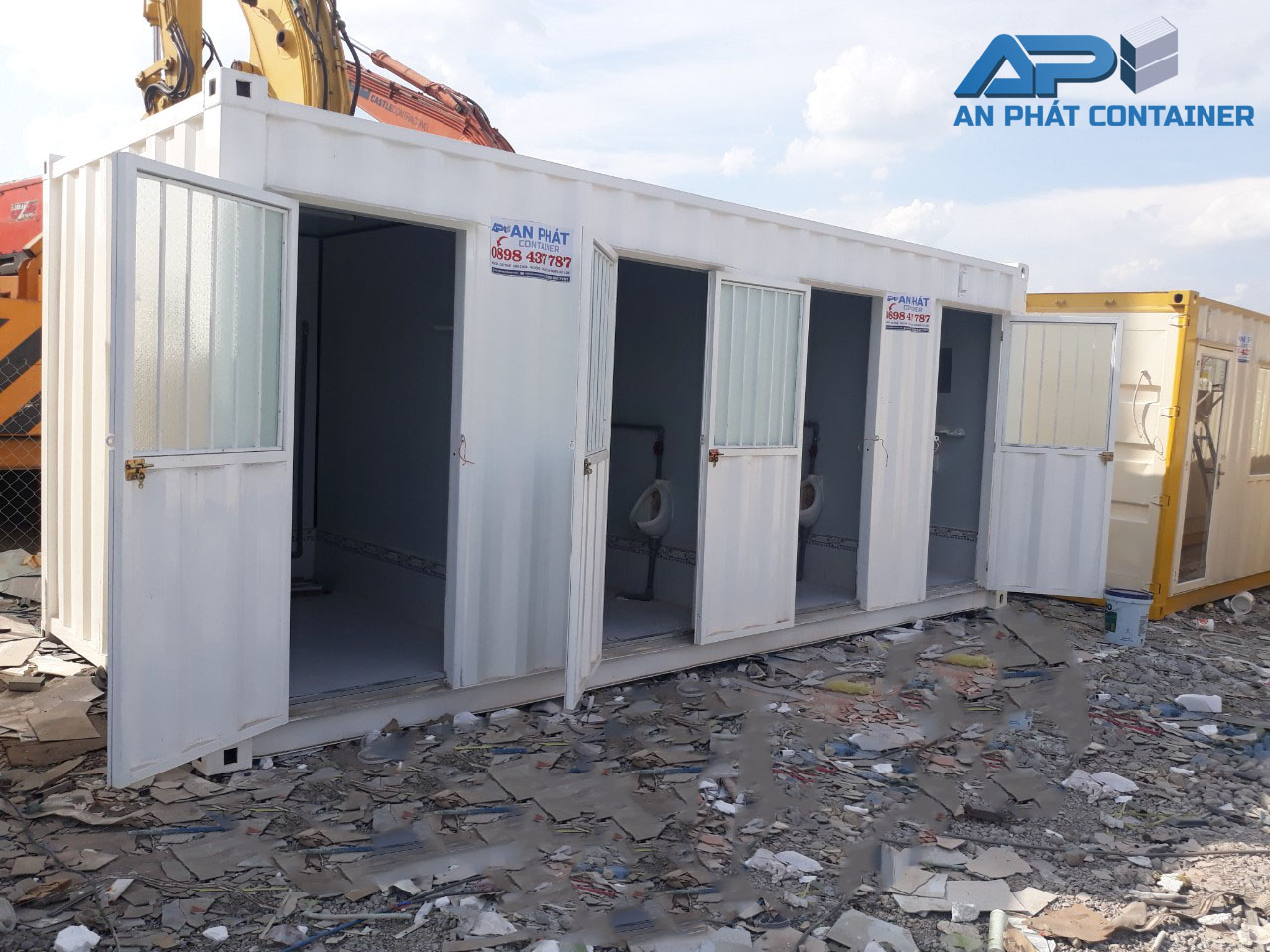 Container toilet 20 feet bốn buồng bán giá tốt nhất - KhoContainer